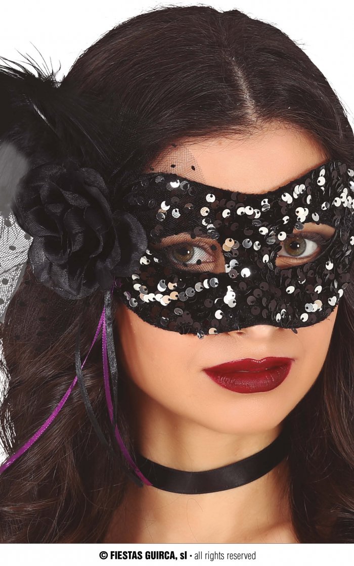 ΜΑΥΡΗ ΜΑΣΚΑ ΜΕ ΛΟΥΛΟΥΔΙ | Stoles Sandra